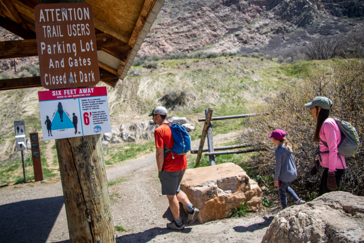 Even on Northern Utah’s trail vistas, proper social distancing takes ...